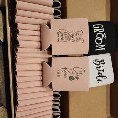 Personalized Baby Shower Beer Huggers Custom Teddy Bear Baby - Etsy