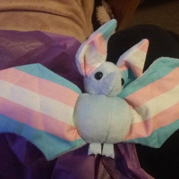 Handmade Blue Transgender Pride Bat Doll - Made to Order LGBTQIA Gift ...