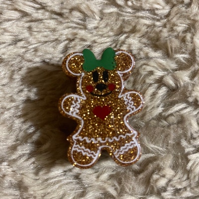 Mickey and Minnie Gingerbread Inspired Straw Topper - Etsy