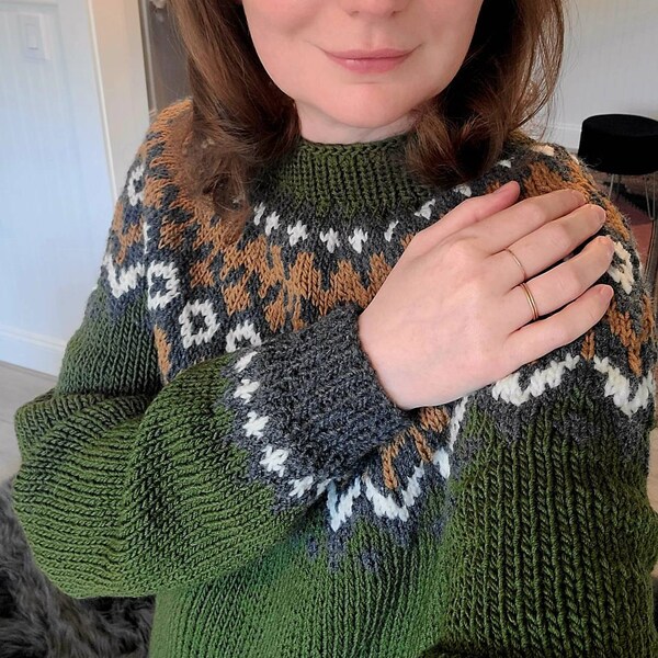 Icelandic Cardigan, 100% Felt Wool Cardigan, Nordic Sweater, Made to ...