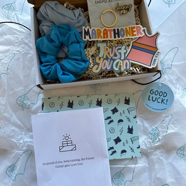 Marathon Gift Box, Half Marathon Gift Box, Marathon Gifts, Marathon ...