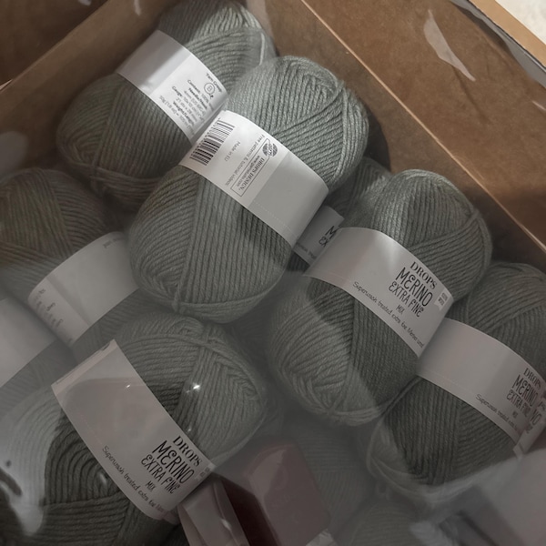 Superwash Merino Wool Yarn for Baby, Natural Fiber, DK Worsted Weight ...