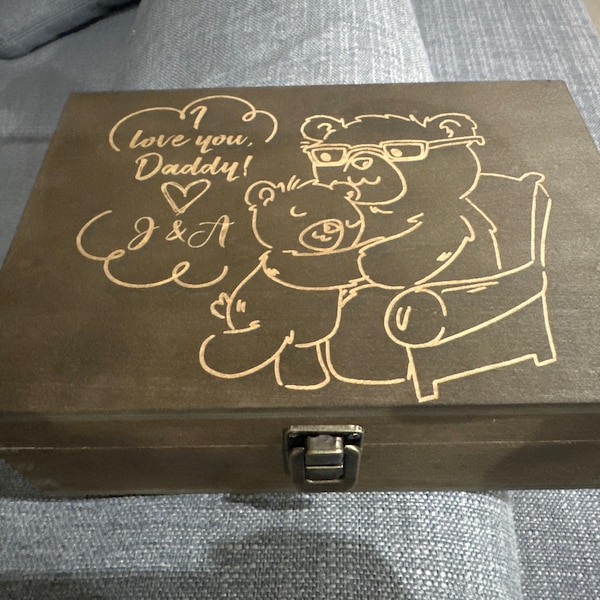 Personalized Kids Box, Memory Box for Kids, Wooden Box, Baby Boy Gift ...