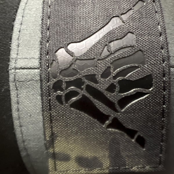 Skeleton Shaka Hang Loose Patch Combat ID Patch Military Patch Infrared ...