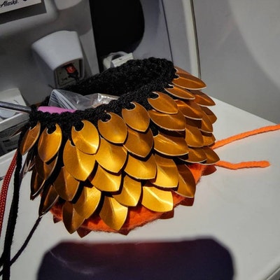 Dragon Scales Aluminum Small Orange Sets of 100 - Etsy