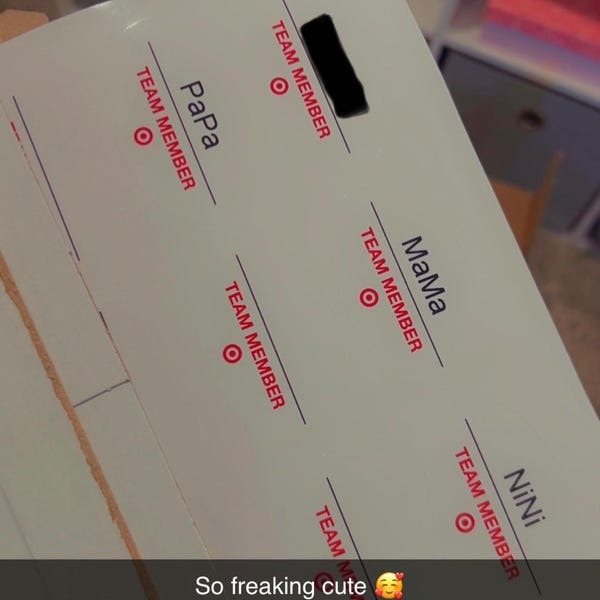 Name Tag Stickers for Target-inspired Party // Sheet of 18 - Etsy