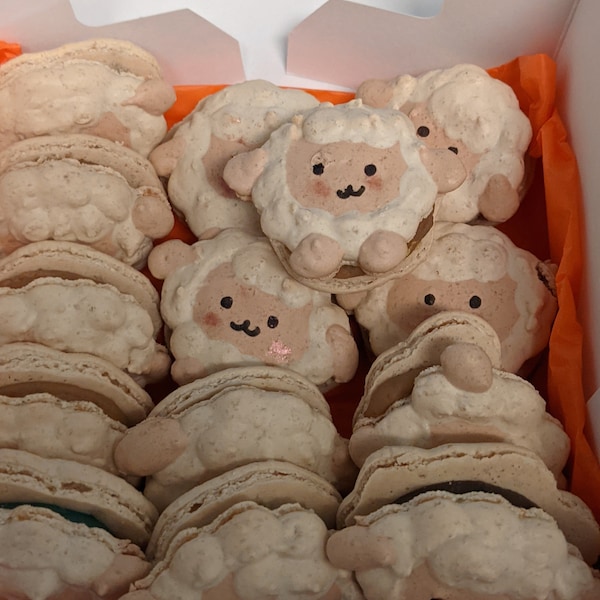 Zoo Animals French Macarons 12 or 24 - Choose Your Flavors - Elephant ...