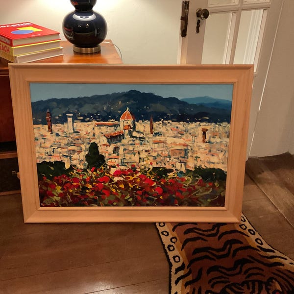 Ravello Painting on Canvas, Original Art, Italy Painting, Seascape ...