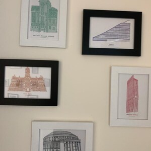 Set of 5xa5 Leeds Prints - Etsy UK