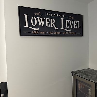 Home Cinema Sign Personalized Theater Room Sign for Family Movie Room ...