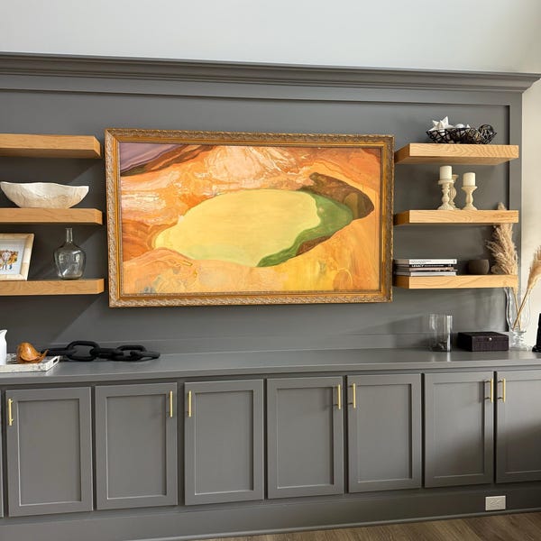 Black Tv Frame, Samsung Frame Tv Bezel, Custom Brand Tv Frame, Wooden ...