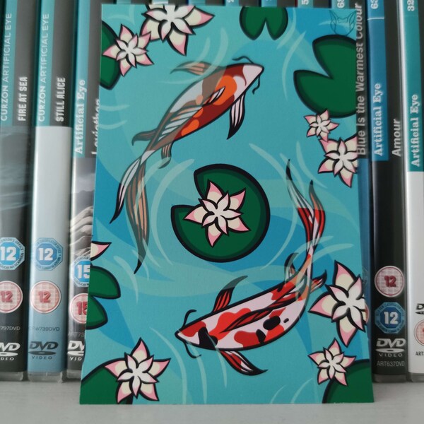 Koi Fish Keychain Sticker Bundle, Acrylic Keychain, Animals, Fish ...