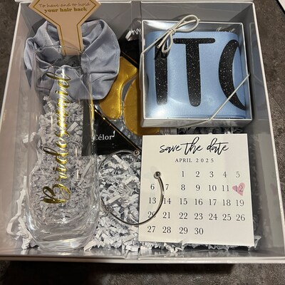 Take a Shot for Yes Bridesmaid Proposal Stickers sheet of 6, Bridesmaid ...