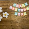 Hippie Birthday Banner Daisy Party Theme Two Groovy Psychedelic ...