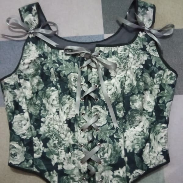 Corset Top Sewing Pattern | Corset Pattern | Cottagecore Corset Pattern ...