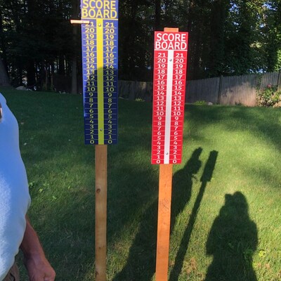 5 Pack Cornhole Scoreboard/score Keeper Sign/ Horseshoe Score/ Score ...