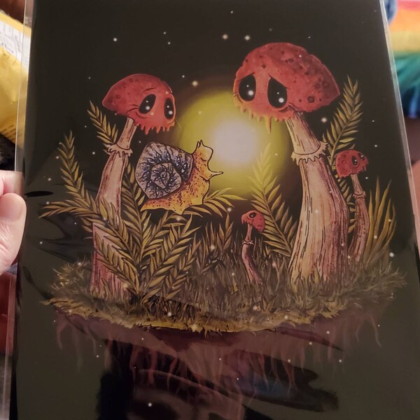 Lightkeeper, Forest Snail, Fantasy Cottagecore, Spooky Mushrooms ...