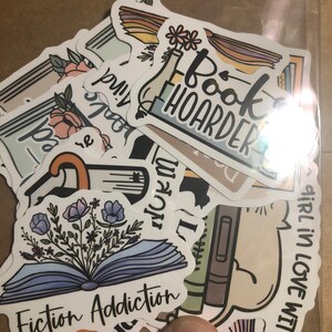 30 PCS Book and Cat Mix Vinyl Sticker Pack Love Reading - Etsy