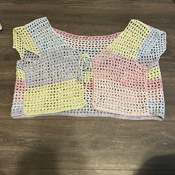 Shelly Top | Crochet Pattern (pdf) Confident Beginner / Intermediate - Etsy