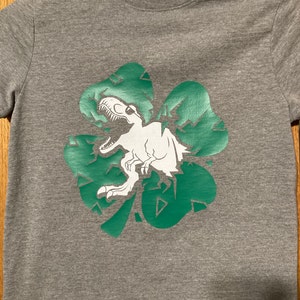 Dinosaur St Patricks Day SVG, Boys St Patricks SVG, Shamrock SVG, Kids ...