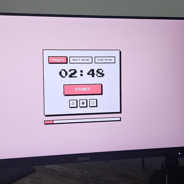 Retro 8-bit Pixel Art Pomodoro Timer for Personal Use | Arcade Style ...