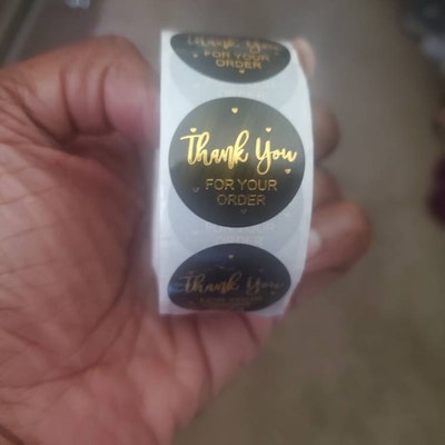 Packaging Stickers 1 Inch Round Roll of 500 label Shipping - Etsy