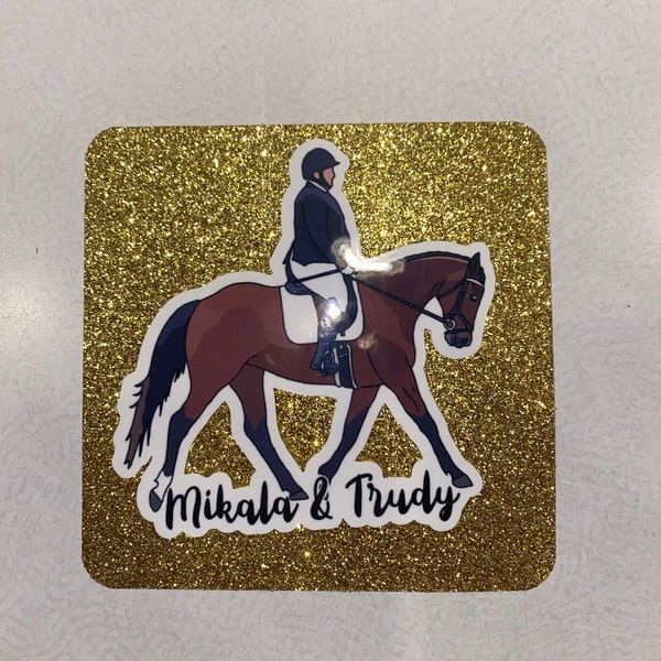 Custom Horse Sticker Waterproof Vsco Laptop Water Bottle Sticker Photo ...