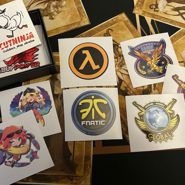 Katowice 2014 Stickers CSGO in Real Life Set - Counter Strike 2 ...