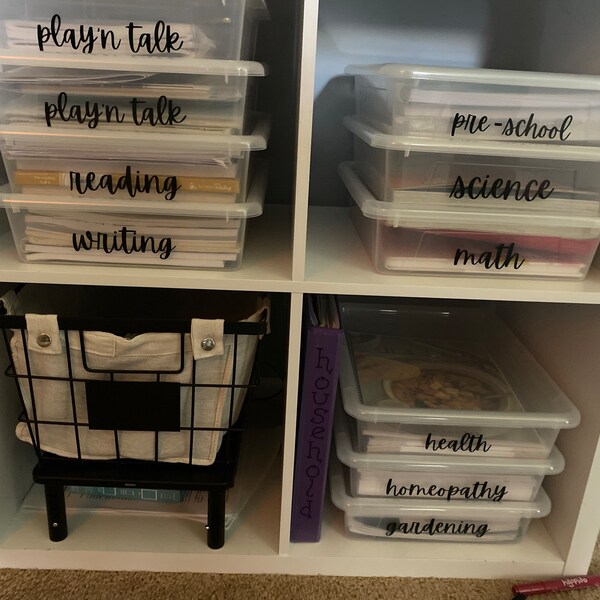 Rae Dunn Inspired Alphabet Letters--farmhouse Style Labels--make Your ...