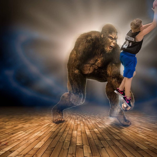 Bigfoot Big Foot Sasquatch Overlay Photoshop Overlays for Photographers ...