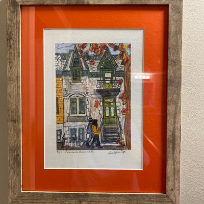 Off Center Custom Matboard Where You Specify Both the Exterior and ...