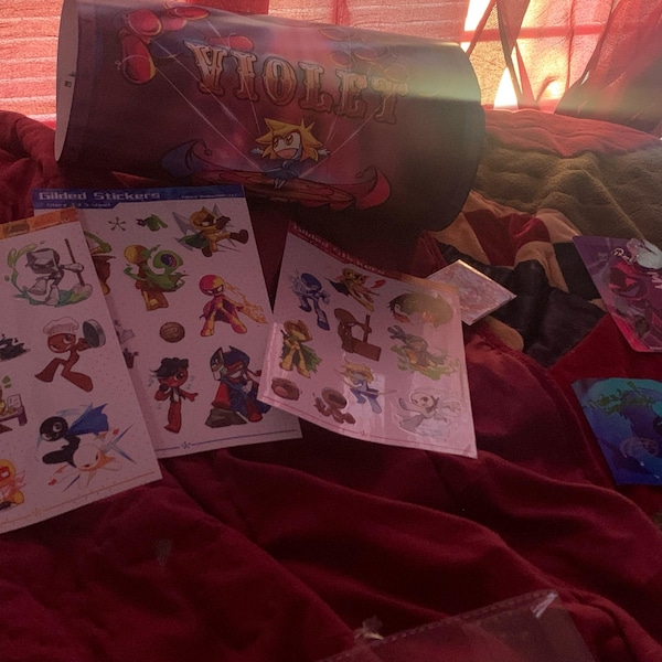 Gildedguy Sticker Sheet - Clear / Die Cut / All Characters - Etsy