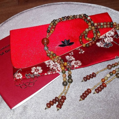 LRG Sandalwood & Seed Buddhist Prayer Beads, SGI Beads, Nichiren Gongyo ...