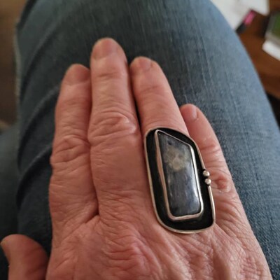 Brazilian Turquoise Sterling Silver Handmade Cuff Bracelet - Etsy