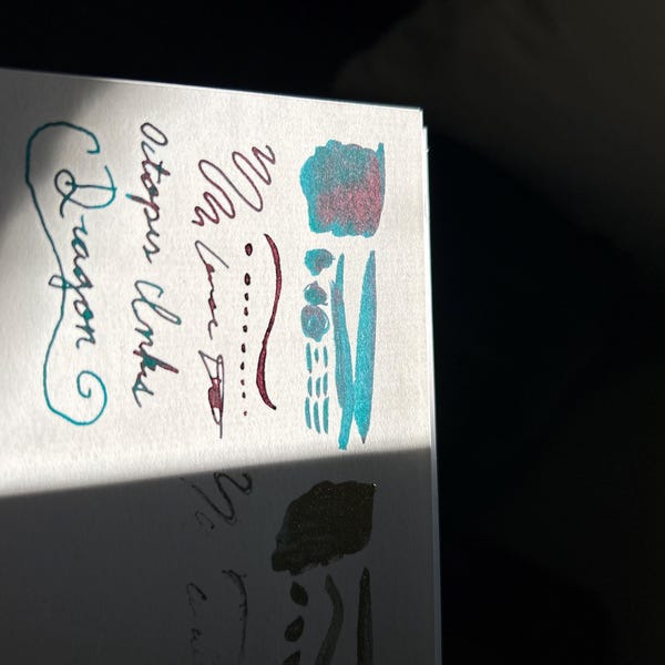 Octopus Document Ink Blue Bottle 30ml, Certified Fountain Pen Ink ...