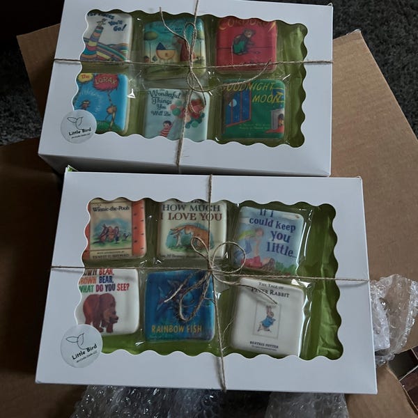 Storybook Decorated Cookies, Storybook Birthday, Children's Book Favors ...