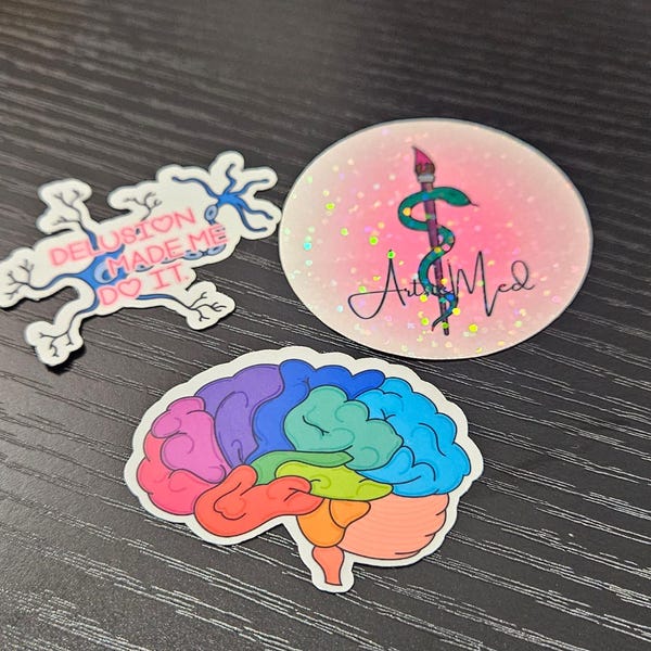 Pancreas Vinyl Sticker -unique Artwork, Water-resistant, 4 Sizes & 5 ...