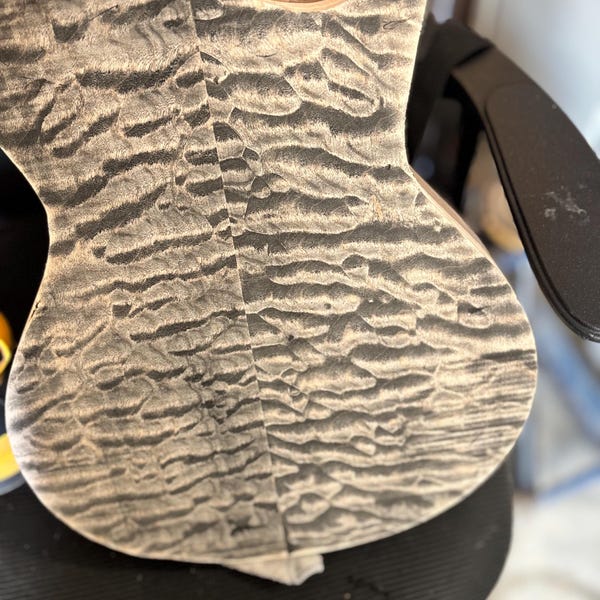 Flame Maple Wood for Custom Guitar Building Acoustic Top Woodworking ...