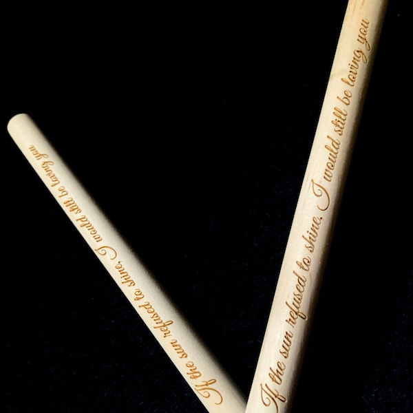Personalised Custom Drum Sticks - 5A Size | Design A Truly Unique Gift ...