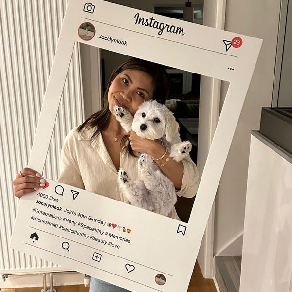 Personalised Selfie Frame for Parties | Custom Instagram Selfie Frame ...