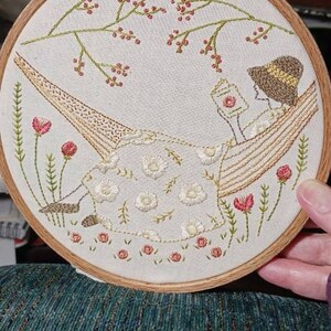 Kitty Hand Embroidery Pattern PDF - Etsy