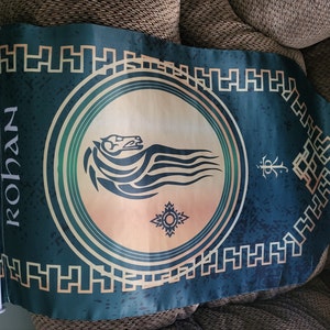 Lord of the Rings Erebor Tapestry, Middle Earth Flag Gondor Arthedain ...