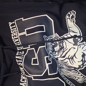 Jackson State Tigers Tri-color J Unisex Baseball Fine Jersey Three ...