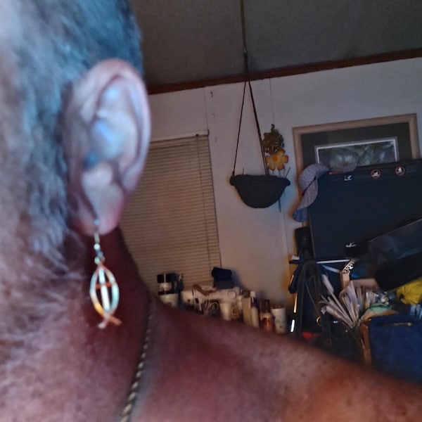 USN Symbol for Rank Chief Petty Officer Earrings US U.S. Navy 24 Karat ...