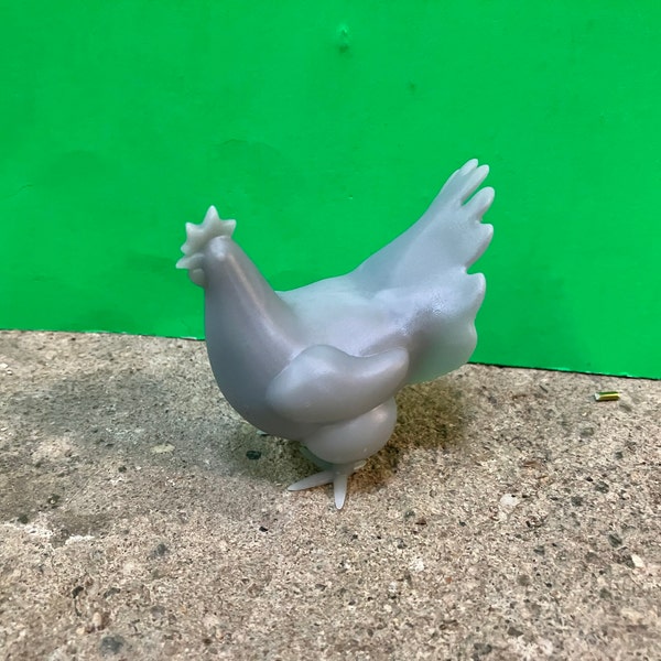 Silver Laced Wyandotte Hen Figure or Ornament - Hand Painted Chicken - Etsy