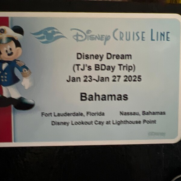 Disney Cruise Line Key to the World Concierge/silver Anniversary/dvc ...