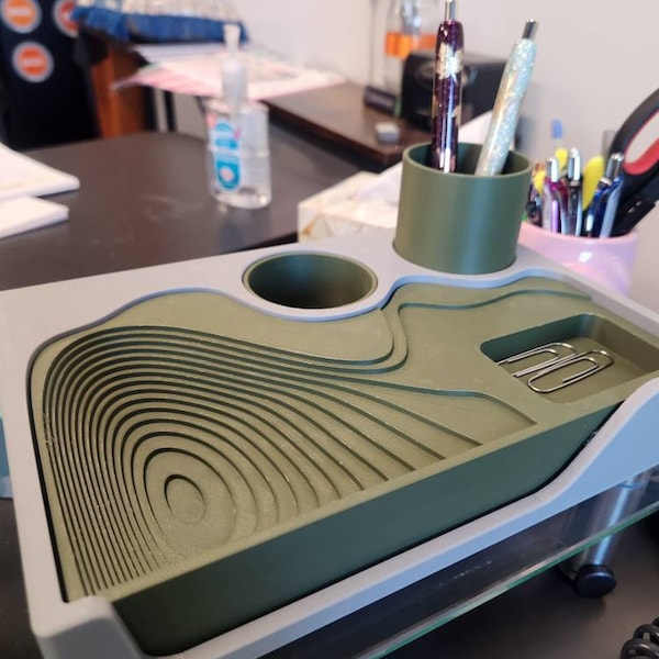 Custom Desk Organizer, 3D Desk Tray, Office Decor, Stepped Desk Tray ...