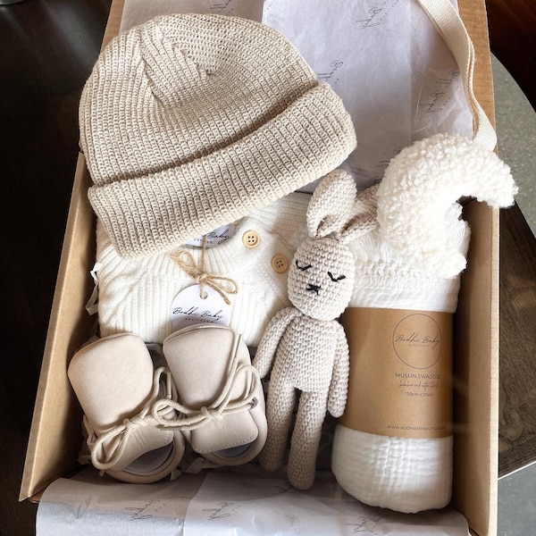 Baby Boy/girl Gift Box Set, Personalized Gift, Gender Neutral Baby Gift ...