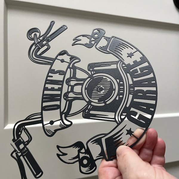 Custom Motorcycle Metal Sign,personalized Metal Art,metal Garage Sign ...