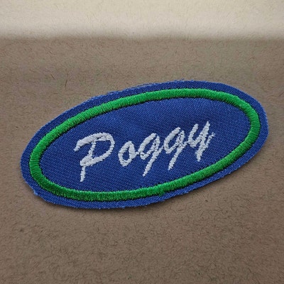 Vintage Chain Stitched Name Patch, Chain Stitch Embroidery ...